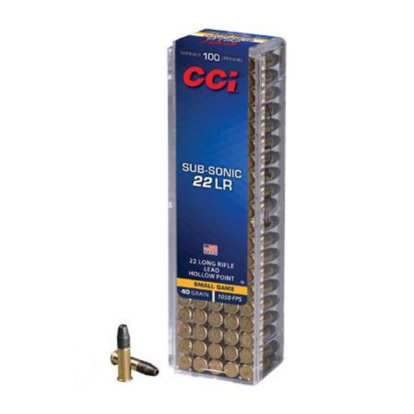CCI 22. LR Subsonic 100pk – Total Sports